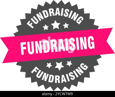 fundraising ribbon. fundraising ribbon isolated on transparent ...