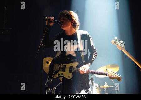 Australian post-punk band, Dust, performing live at the Tempodrom while ...