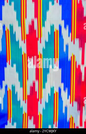 Traditional colorful uzbek fabric patterns Stock Photo - Alamy