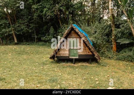 A cabin at a campsite at Magamba Nature Forest Reserves in Usambara ...