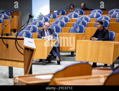 DEN HAAG - Hans Vijlbrief (D66) during a debate in the Lower House ...