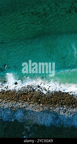 View of the rugged ocean rocky shore Stock Photo - Alamy