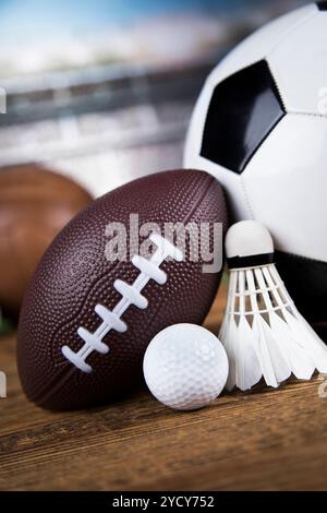 Sports balls, a lot of balls and stuff Stock Photo - Alamy