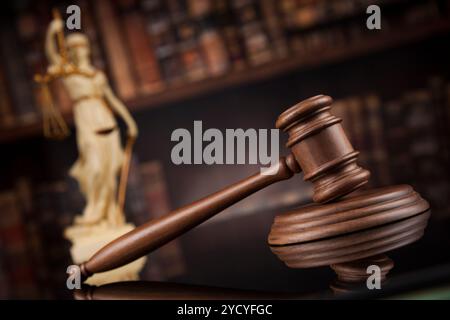 Courtroom, Law theme, mallet of the justice Stock Photo - Alamy