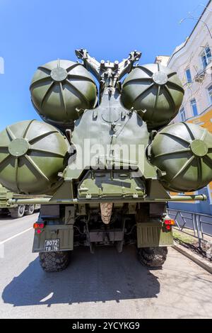 Anti-aircraft combat vehicle missile system Stock Photo - Alamy