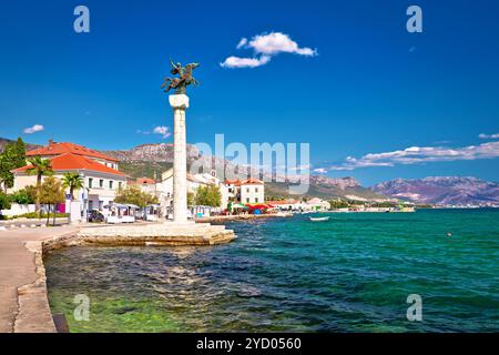 Kastel Stari landmarks and waterfront view Stock Photo - Alamy