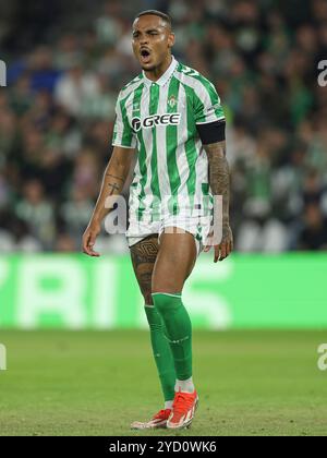 Natan de Souza of Real Betis in action during the Spanish league ...