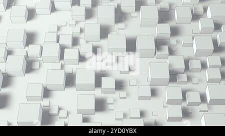 Shape composition, geometric structure block or cube, for design ...