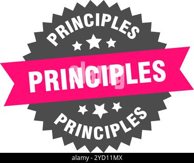 principles ribbon. principles ribbon isolated on transparent background ...