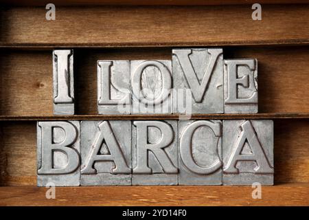 I love Barca Stock Photo - Alamy