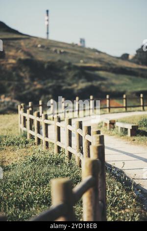 Winding Farm Path with Wooden Fence in the Brazilian Interior Stock ...