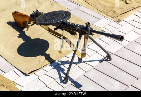 Soviet Degtyarev light machine gun Stock Photo - Alamy