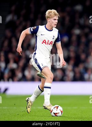 Tottenham Hotspur's Lucas Bergvall during the UEFA Champions League ...