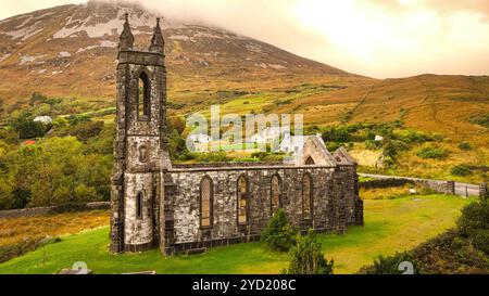 Dunlewey abandoned Church at Glenveigh National Park Donegal Ireland ...