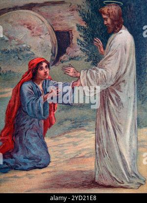 Illustration of Jesus Christ Appearing to Mary Magdalene after he Had ...