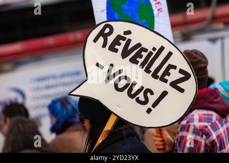 French placard at ecological protest Stock Photo - Alamy