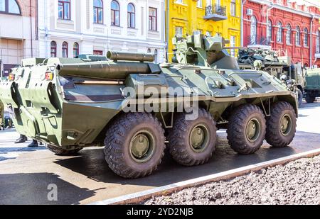 Russian Army BTR-82A wheeled armoured vehicle personnel carrier at the ...