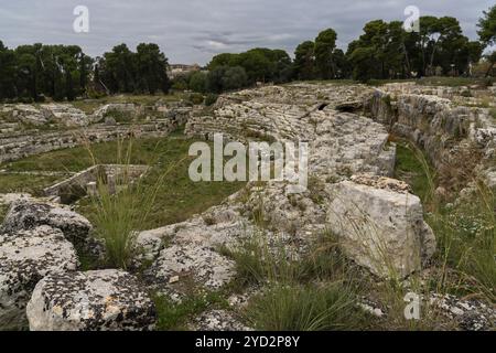 Historic Buildings Overlooking the Roman Amphitheatre in the Old Town ...