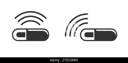 Cats microchip icon Stock Vector Image & Art - Alamy