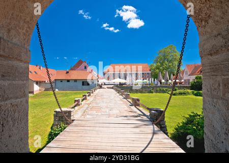 Old town of Varazdin park and landmarks view Stock Photo - Alamy