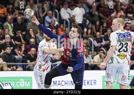 Domen Makuc of FC Barcelona during the EHF Champions League, Quarter ...