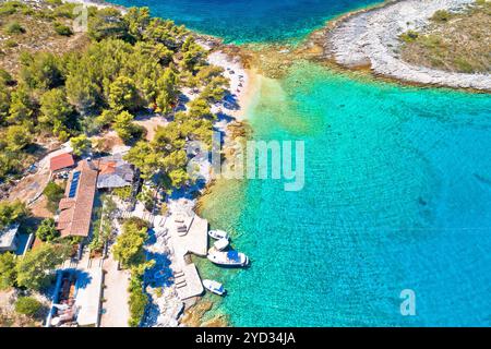 Mlini beach on Pakleni Islands Stock Photo - Alamy
