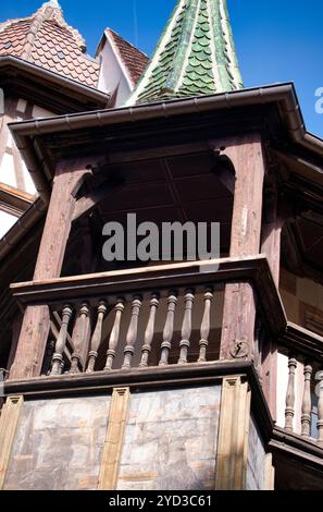Pfister House in Colmar fairytale village Stock Photo - Alamy