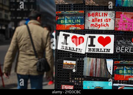 I love Berlin gift shop Berlin Germany Stock Photo - Alamy