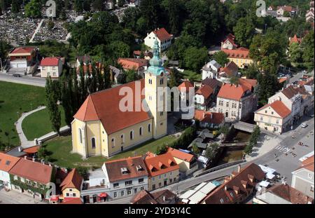 Samobor - city in Croatia, aerial view Stock Photo - Alamy