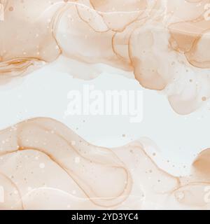 Neutral coloured hand painted watercolour background design Stock ...