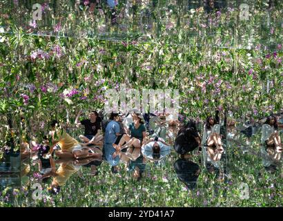 Inside the TeamLab Planets art installation in Tokyo, Japan Stock Photo ...