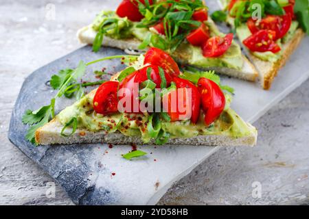 Traditional toast triangle sandwich with tomato Stock Photo - Alamy