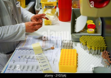 Medical Analysis Laboratory. Biomedical Analysis Technicians. Scanning ...