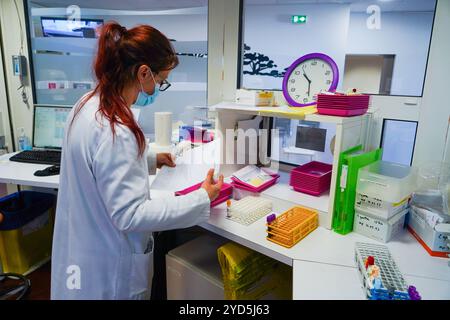 Medical Analysis Laboratory. Biomedical Analysis Technicians Stock ...