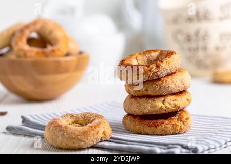 Traditional Italian torchetti cookies Stock Photo - Alamy