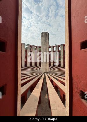 Rama Yantra at Jantar Mantar Observatory in Delhi, India Stock Photo ...