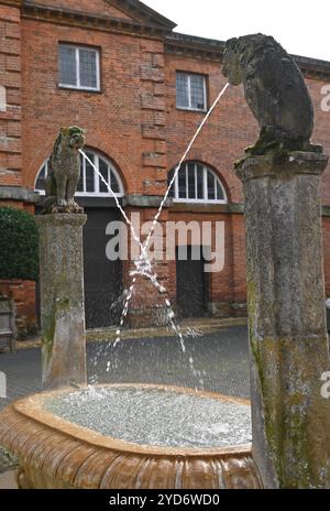 water feature at houghton hall, norfolk Stock Photo - Alamy