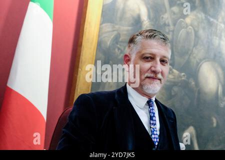 Il Ministro della cultura Alessandro Giuli in occasione di Piazza ...