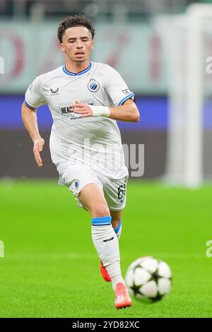 Chemsdine Talbi of Club Brugge during the UEFA Champions League 2024/25 ...