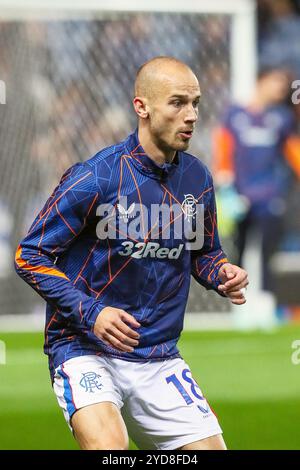 Rangers' Vaclav Cerny during a training session at the Rangers Training ...