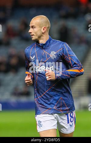 Rangers' Vaclav Cerny during a training session at the Rangers Training ...