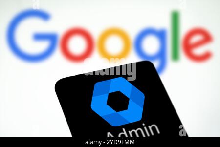 Dhaka,Bangladesh- 01 July 2024: Google Admin logo is displayed on ...