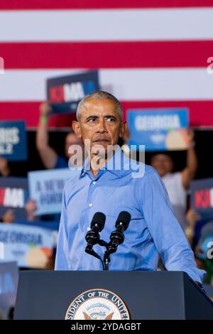Clarkston, United States. 24th Oct, 2024. Vice President and Democratic ...