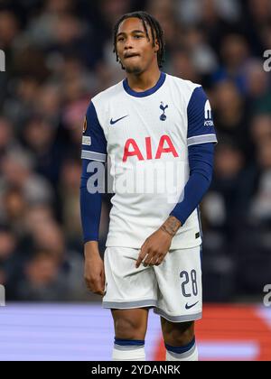 Tottenham Hotspur's Wilson Odobert during a training session at the ...