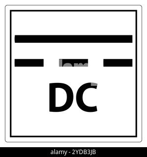 DC Symbol on Simple Background Design Stock Vector Image & Art - Alamy