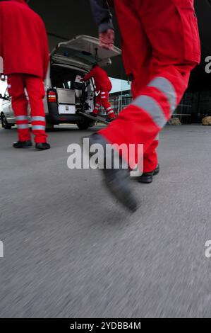 Red cross founded to protect human life and health Stock Photo - Alamy