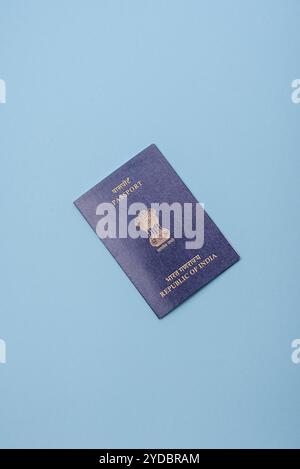 Physical paper international passport of Indian citizen Stock Photo - Alamy