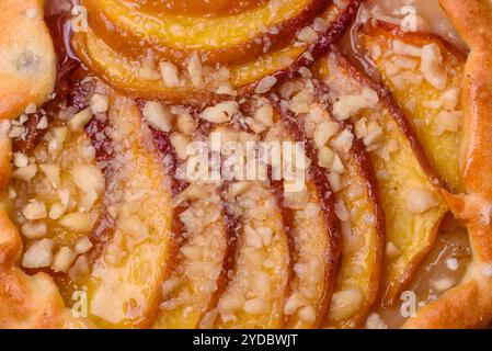 Delicious sweet crispy galettes with fruits and cinnamon Stock Photo ...
