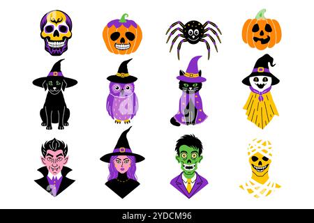 Holiday icons set, cartoon style Stock Vector Image & Art - Alamy