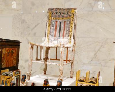 Cairo, Egypt, October 6 2024: Various monuments inside The National ...